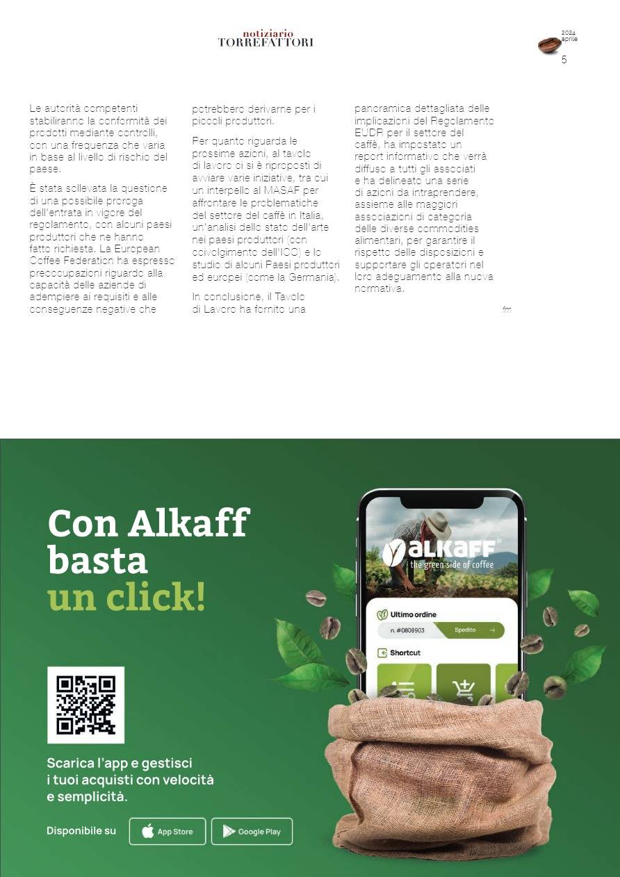 Notiziario Torrefattori Aprile 2024 - Gruppo Italiano Torrefattori Caffè | GITC