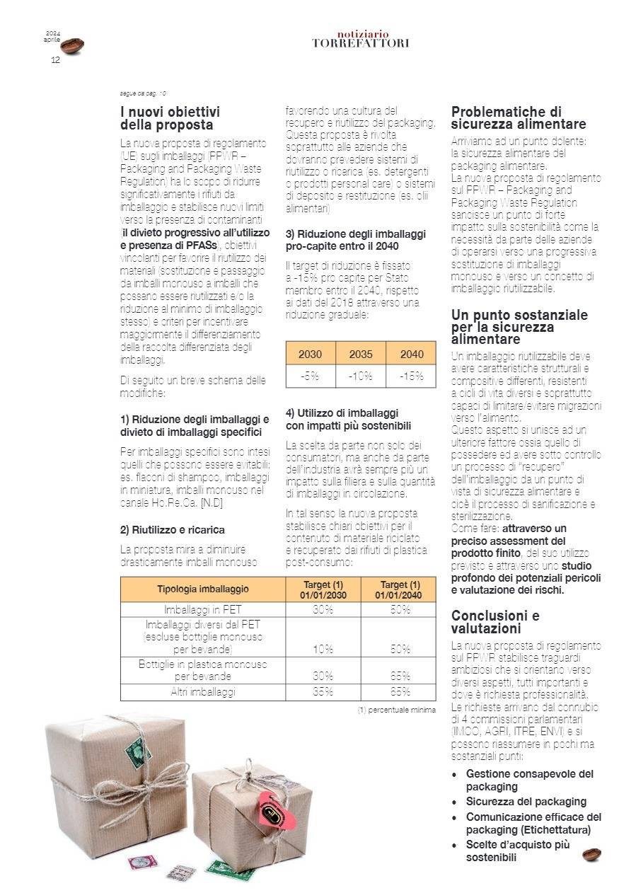 Notiziario Torrefattori Aprile 2024 - Gruppo Italiano Torrefattori Caffè | GITC