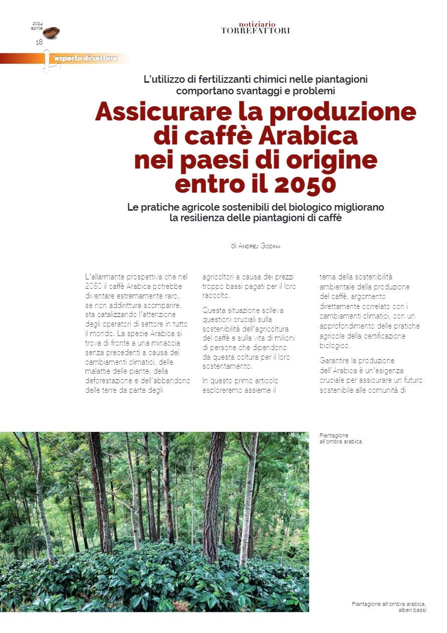 Notiziario Torrefattori Aprile 2024 - Gruppo Italiano Torrefattori Caffè | GITC