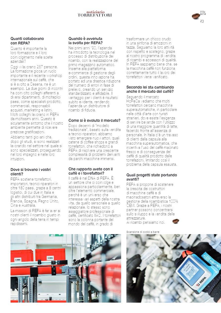 Notiziario Torrefattori Aprile 2024 - Gruppo Italiano Torrefattori Caffè | GITC
